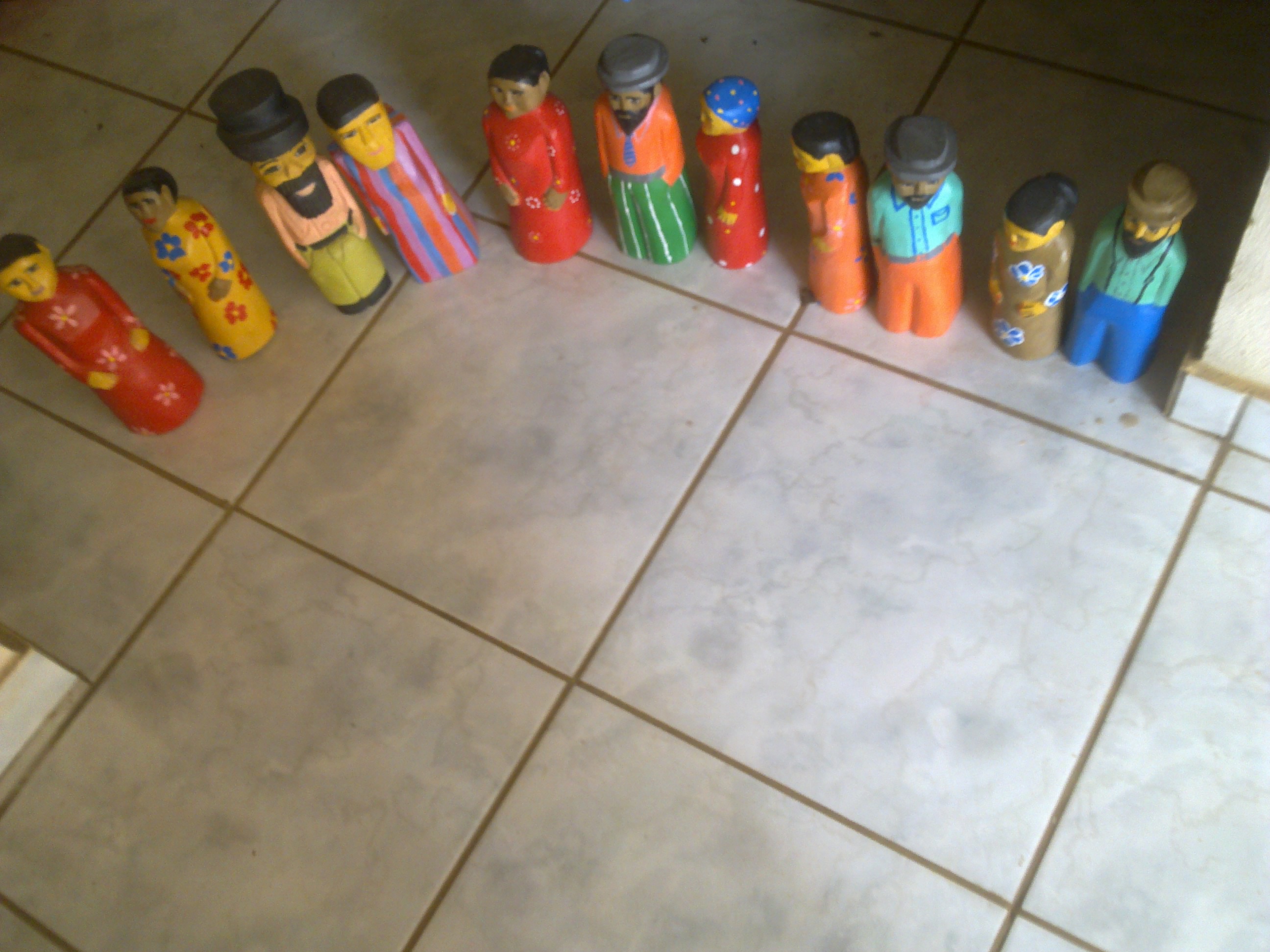 casal de bonecos !! - Serginho Entalharte